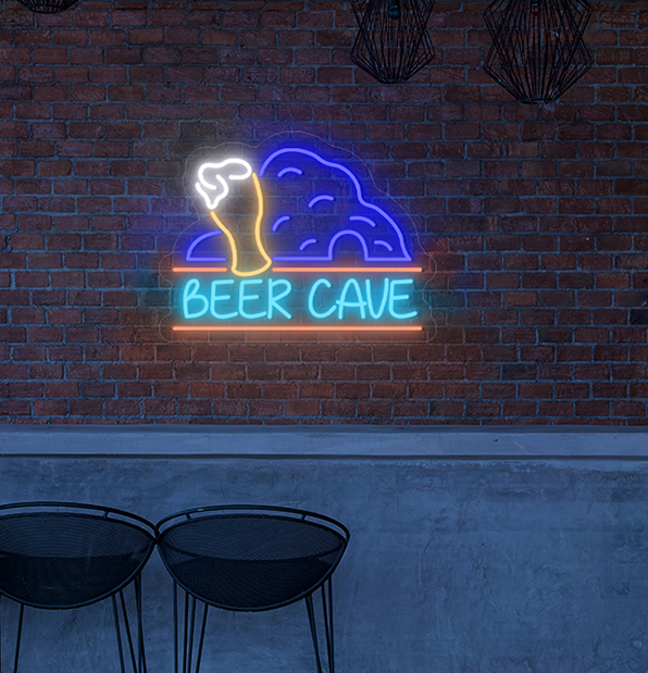 Beer Cave Neon Sign | NeonChamp