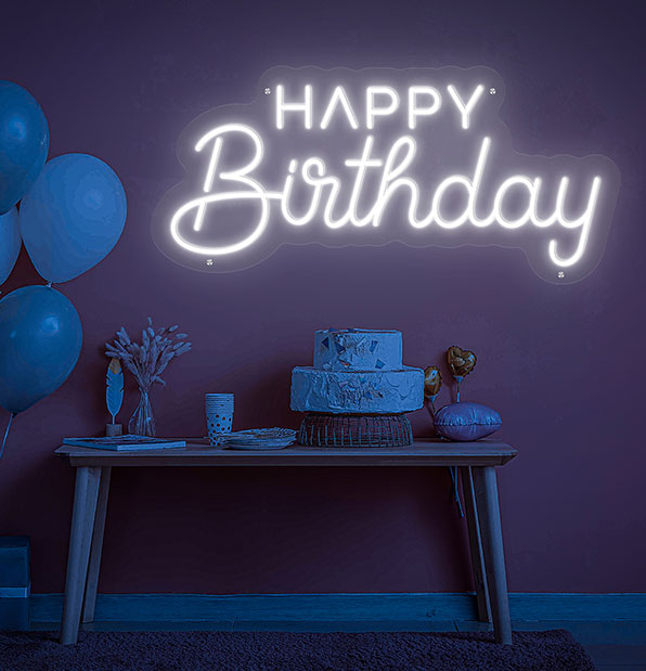 Buy Happy Birthday Neon sign online | NeonChamp